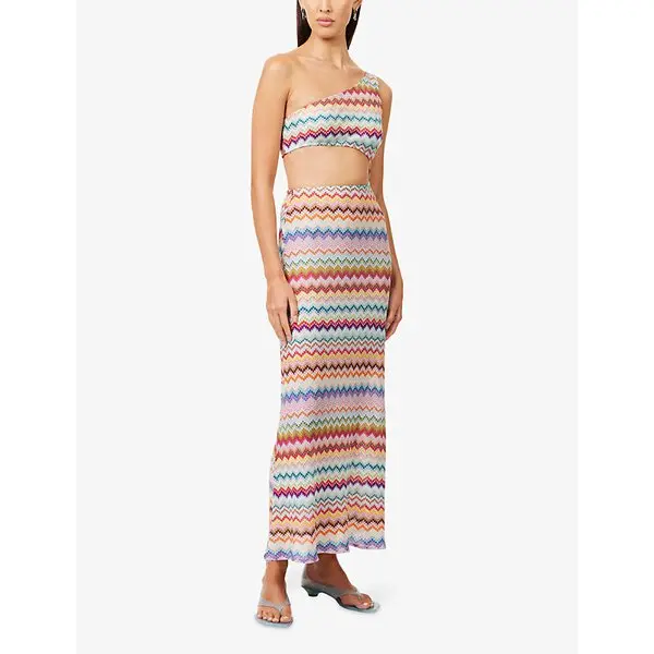 Missoni Cut-out Zig-zag Knitted Cover Up