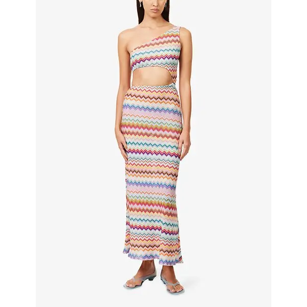 Missoni Cut-out Zig-zag Knitted Cover Up