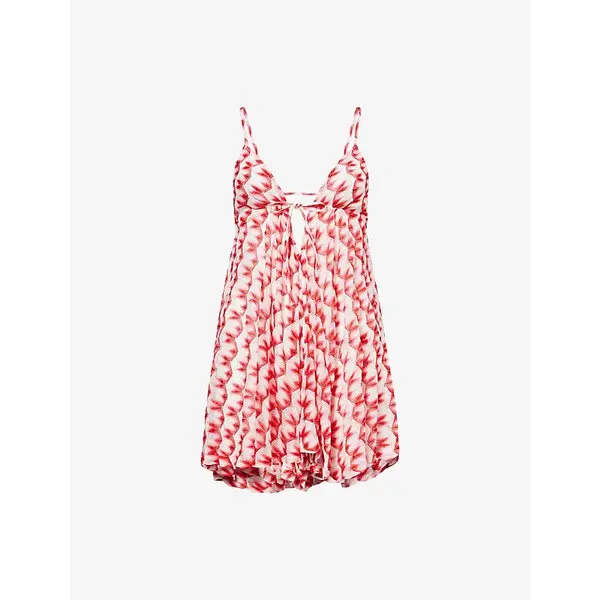 Missoni Chevron Knitted Jumpsuit Cover Up