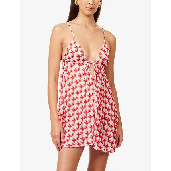 Missoni Chevron Knitted Jumpsuit Cover Up