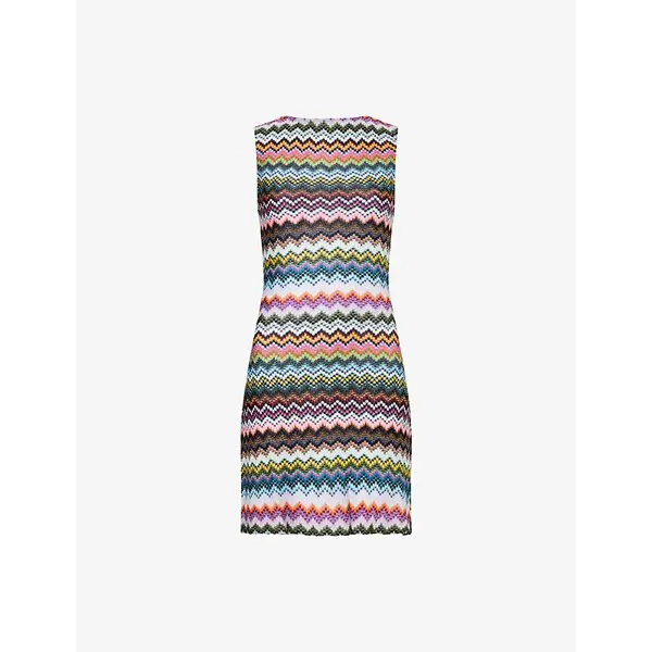 Missoni Backless Chevron Knitted Mini Cover-up