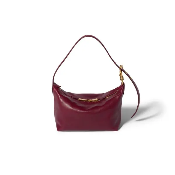 Miu Miu Spirit Nappa Leather Bag - Amaranth Red