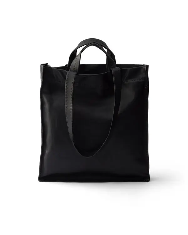 Prada Nappa Leather Tote Bag