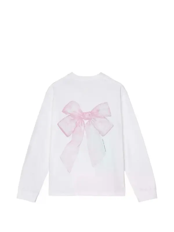 Cecilie Bahnsen Bow-print Long-sleeve T-shirt