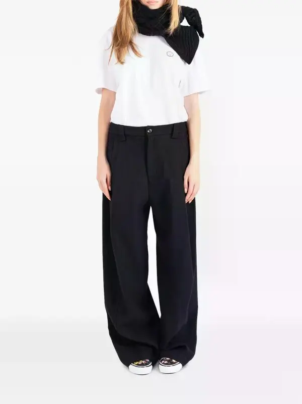 SOCIETE ANONYME Bloom Wide-leg Wool Trousers