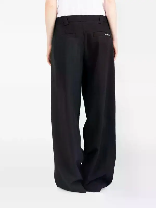 SOCIETE ANONYME Bloom Wide-leg Wool Trousers