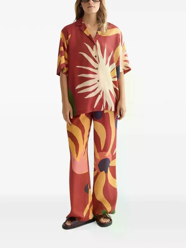 Scotch & Soda Abstract Print Short Sleeve Shirt