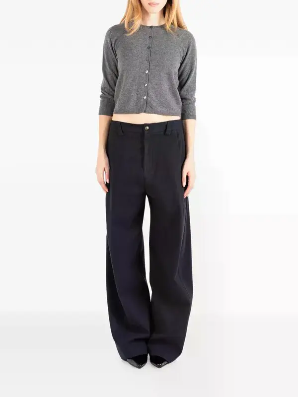 SOCIETE ANONYME Wide-leg Trousers With Numerical Print