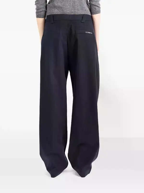 SOCIETE ANONYME Wide-leg Trousers With Numerical Print