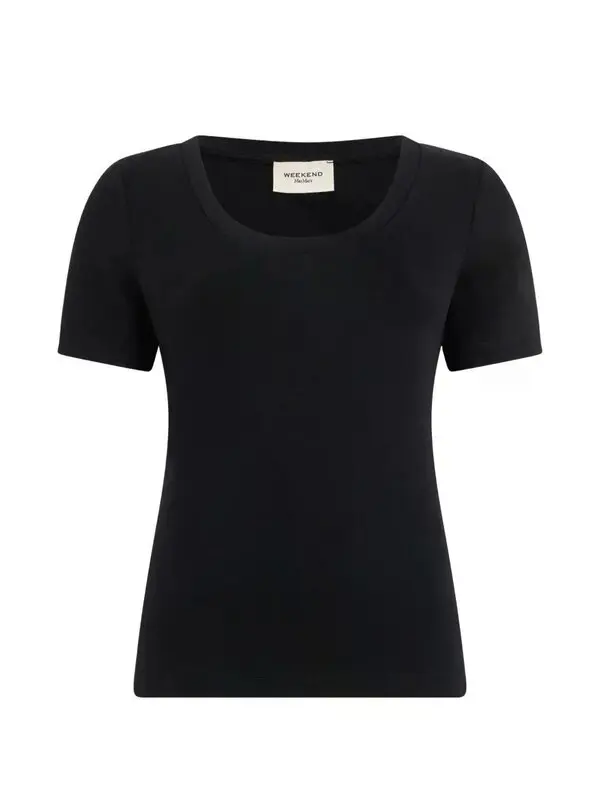 Max Mara Scoop-neck Short-sleeve T-shirt - Black