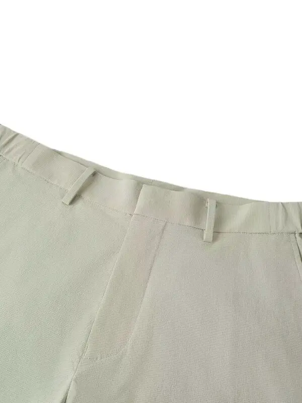 Shanghai Tang Seersucker Tailored Trousers