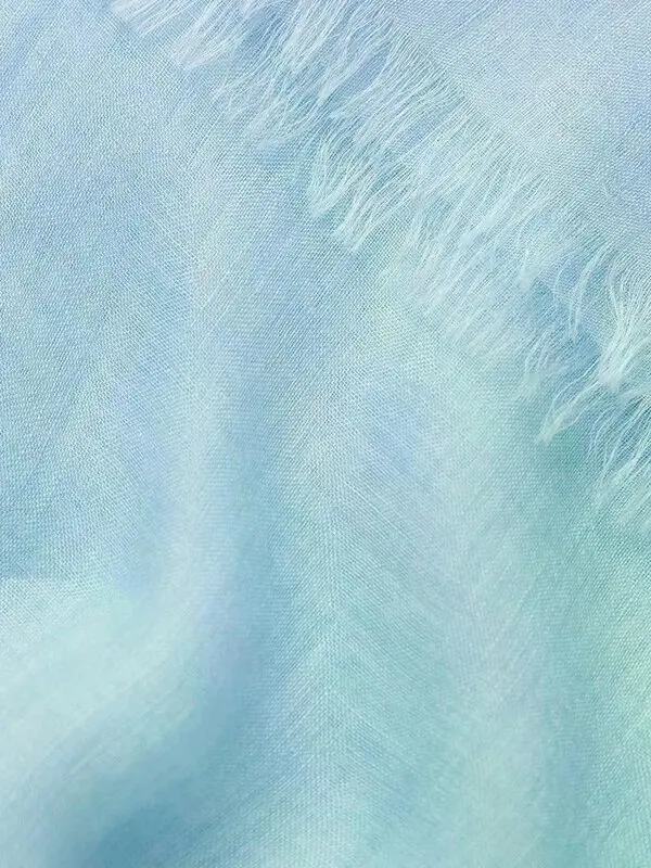 JANE CARR Cloud Frayed-edge Scarf
