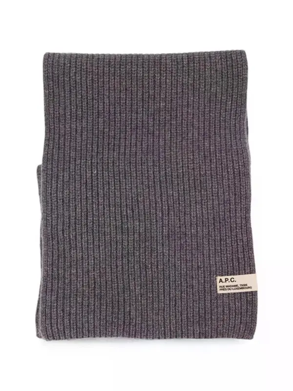 A.p.c. Sasha Ribbed-knit Scarf