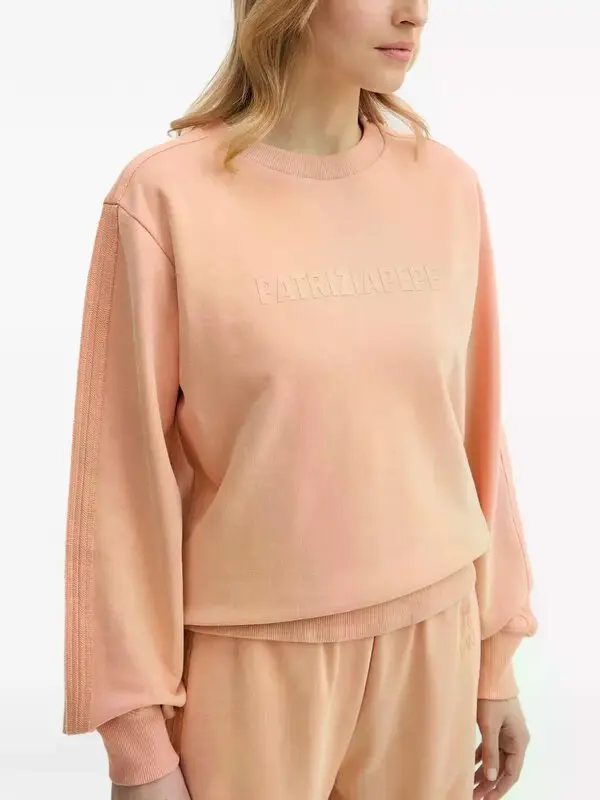 Patrizia Pepe Crewneck Sweatshirt With Logo Detail