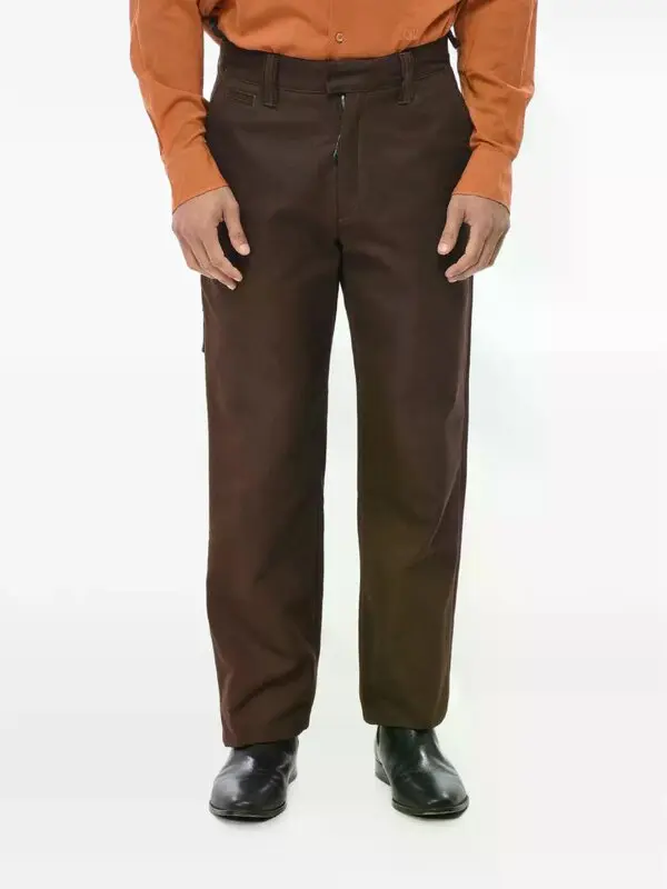 Off-White Belt-loop Chino Trousers - Brown