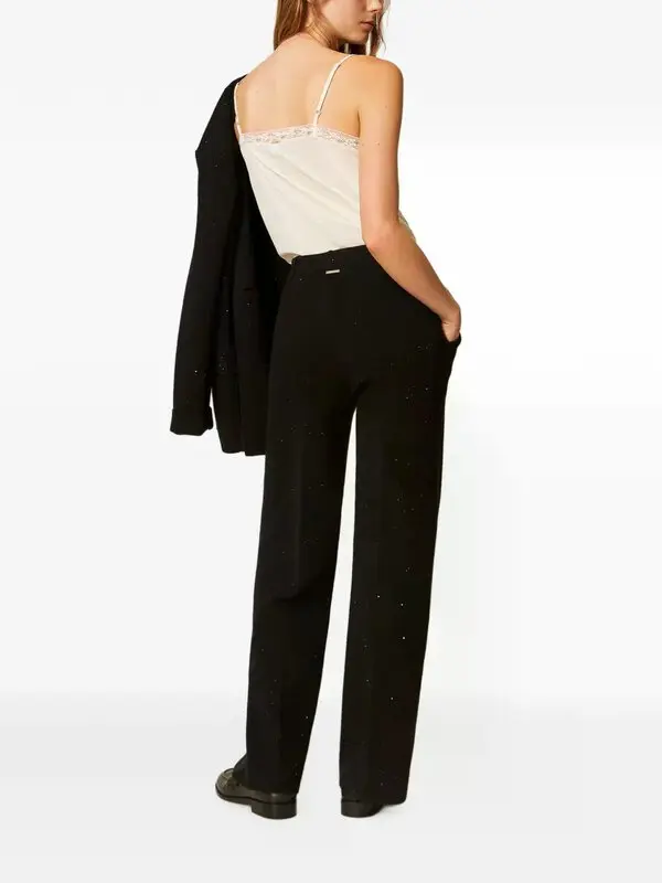 TWINSET Knit Trousers With Sequins