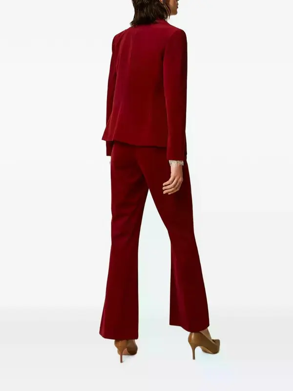 TWINSET Flared Velvet Trousers