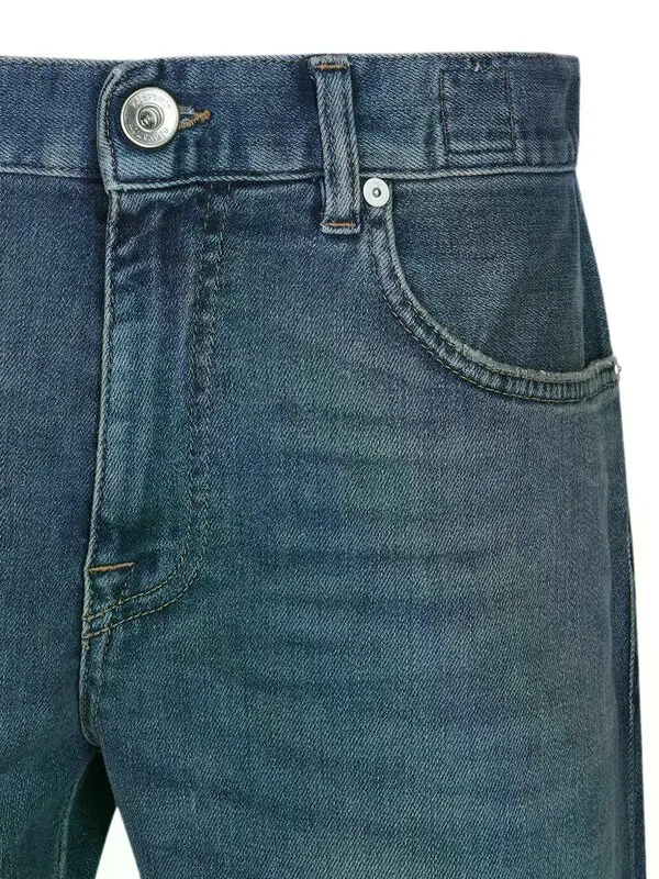 Eleventy Faded-effect Tapered Jeans