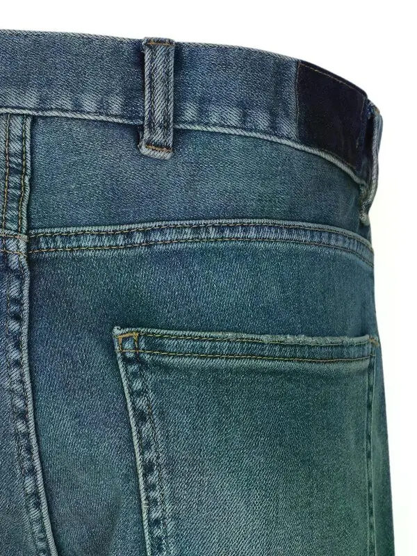 Eleventy Faded-effect Tapered Jeans