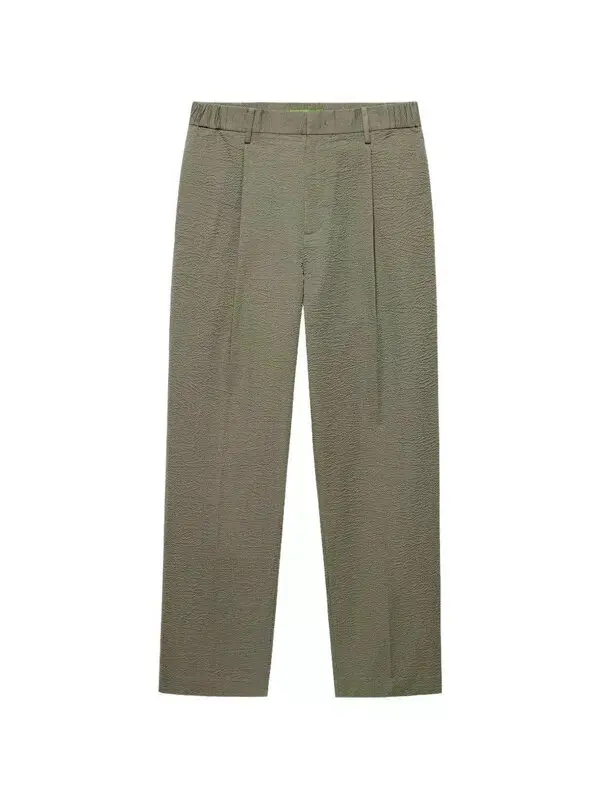 Shanghai Tang Seersucker Tailored Trousers
