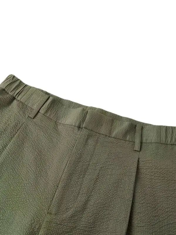 Shanghai Tang Seersucker Tailored Trousers