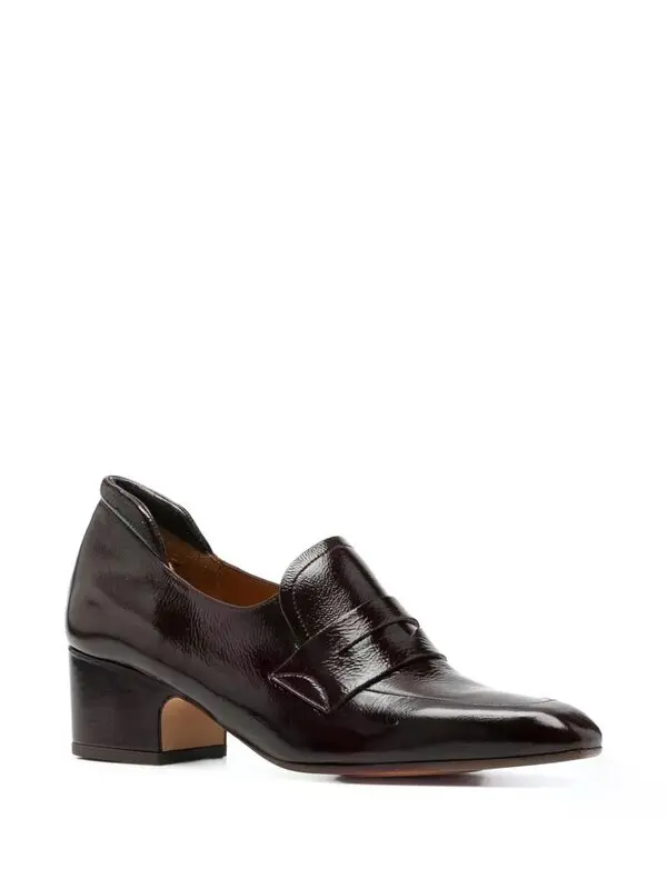 Chie Mihara Curintia Patent-finish Block-heel Pumps