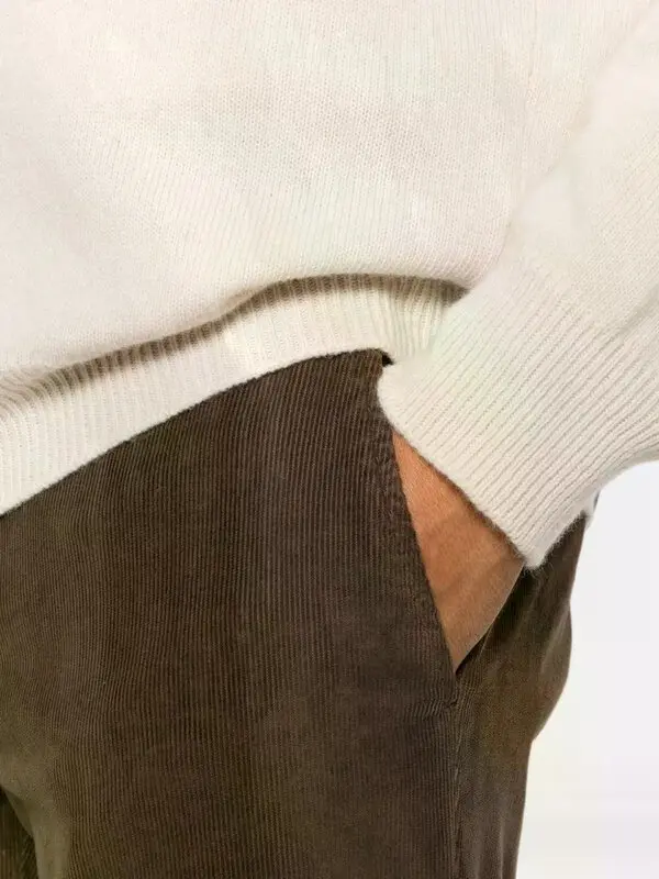 DONDUP Corduroy Effect Straight Leg Jeans - Brown