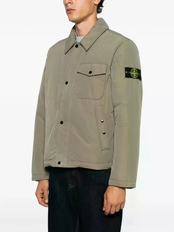 Stone Island Logo Patch Zip-fastening Jacket
