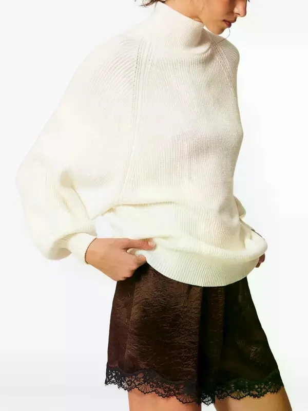 TWINSET Oversized Jumper With Roll Neck