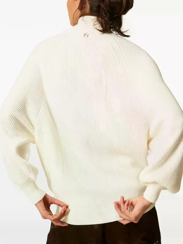TWINSET Oversized Jumper With Roll Neck