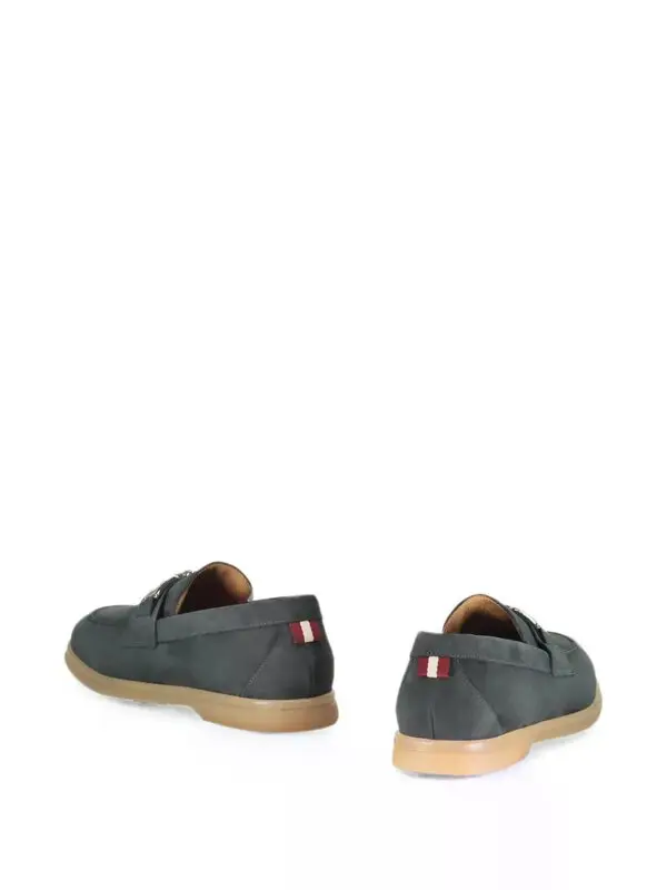 Bally Logo-plaque Leather Loafers