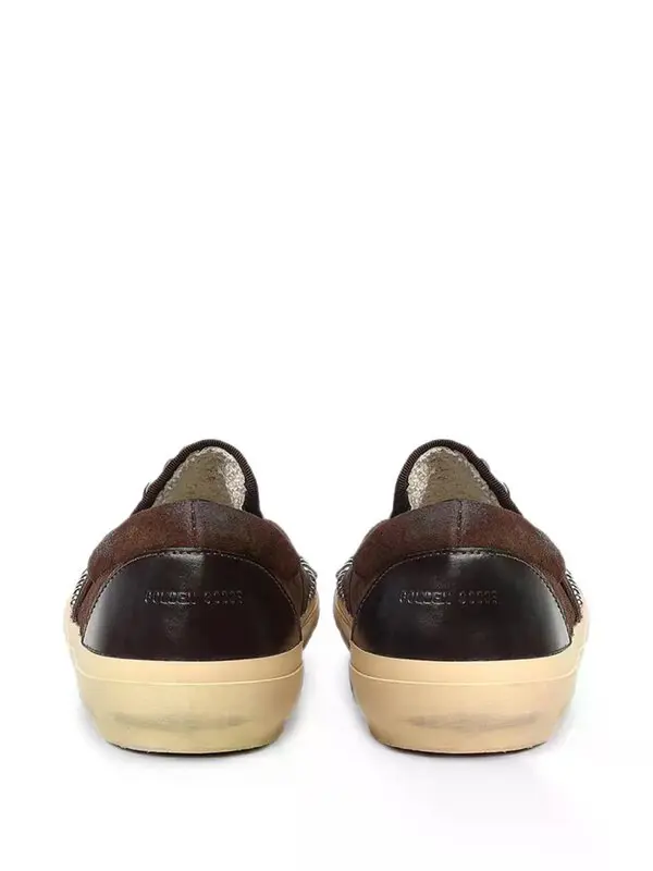 GOLDEN GOOSE Stud-embellished Leather Sneakers