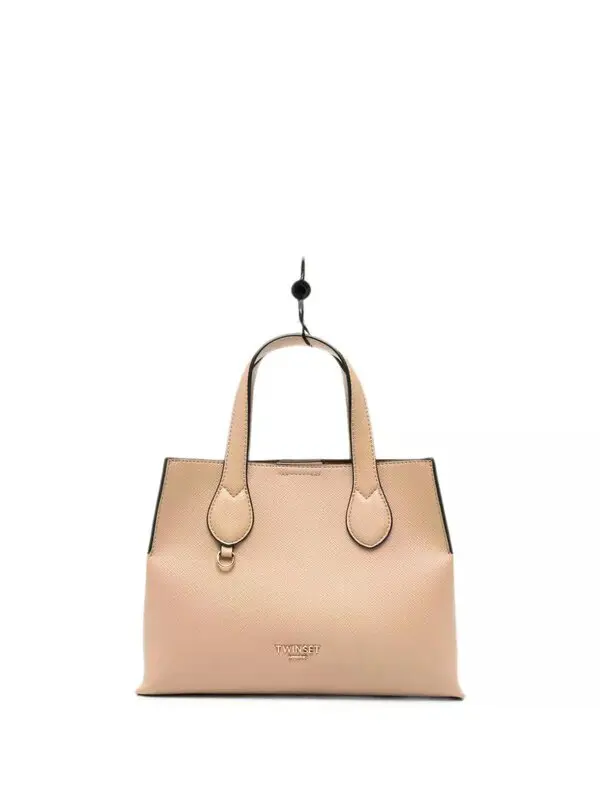 TWINSET Logo Plaque Tote Bag