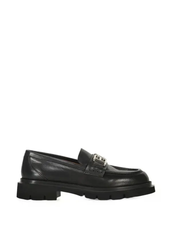 Bally Logo-plaque Leather Loafers