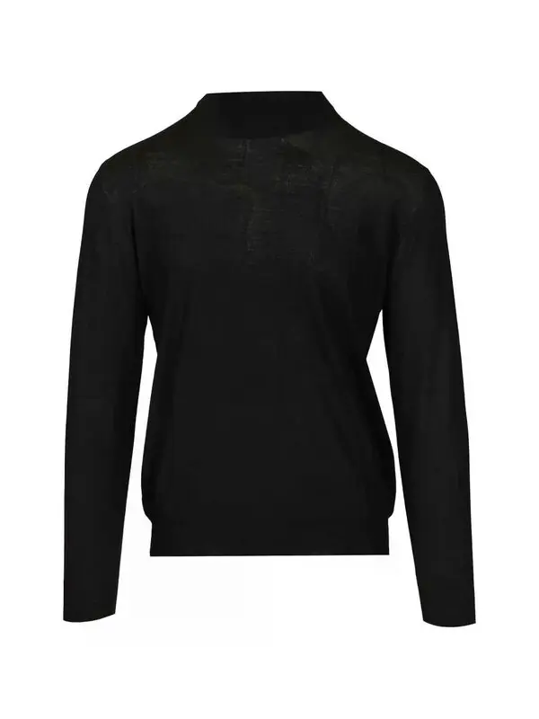 Fedeli Ribbed-trim Mock-neck Sweater