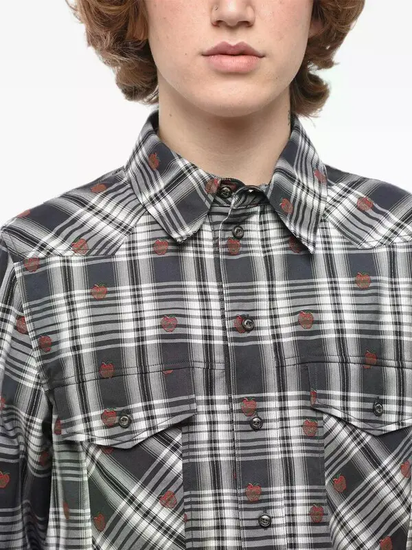 Off-White Checked Shirt