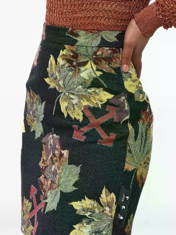 Off-White Arrow Crossjacquard Mini Skirt