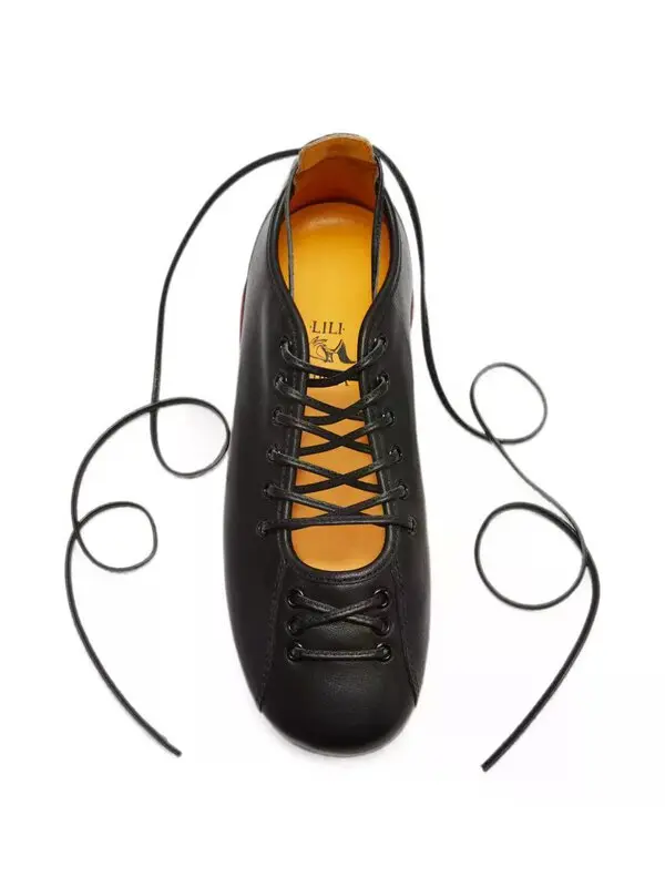 LILI CURIA Leather Ballet Flats