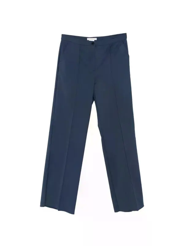 Marina Rinaldi Piroghe Pressed-crease Straight-leg Trousers