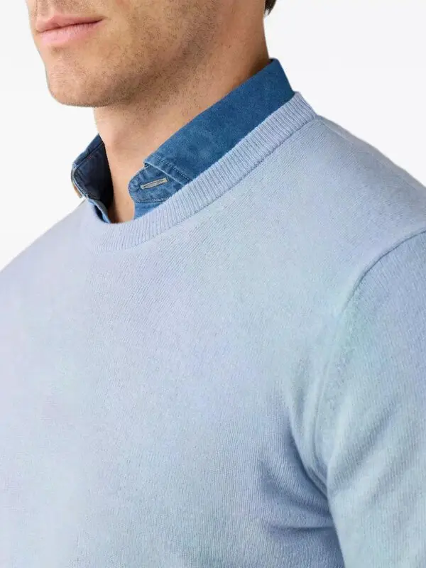 HACKETT LONDON Elbow-patch V-neck Knit