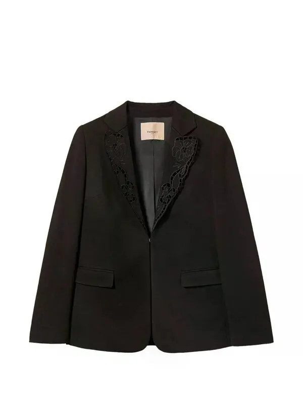 TWINSET Milano-stitch Broderie Anglaise Blazer