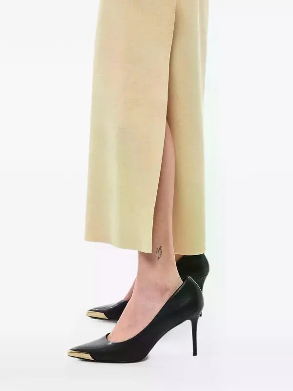 Stella McCartney High-waisted Side-slit Palazzo Pants