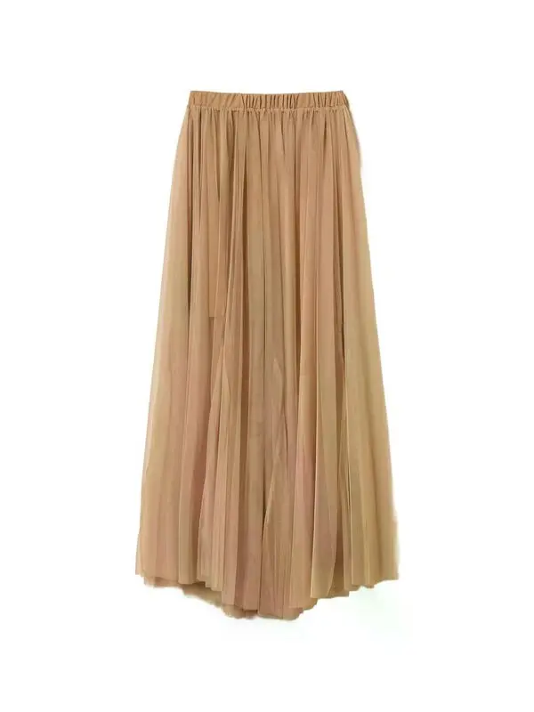 TWINSET Long Tulle Skirt - Neutrals