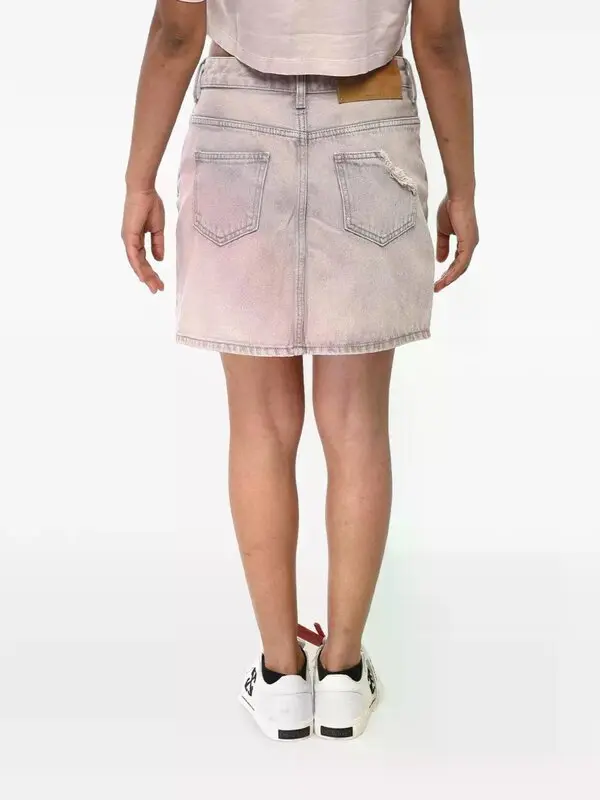 Off-White Faded Five-pocket Mini Skirt