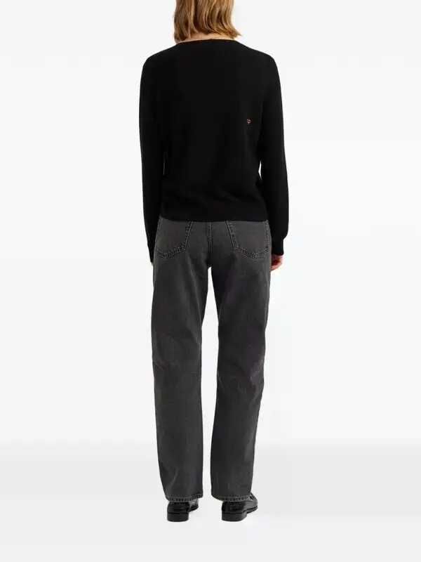 Chinti & Parker Snoopy-intarsia Wool Sweater