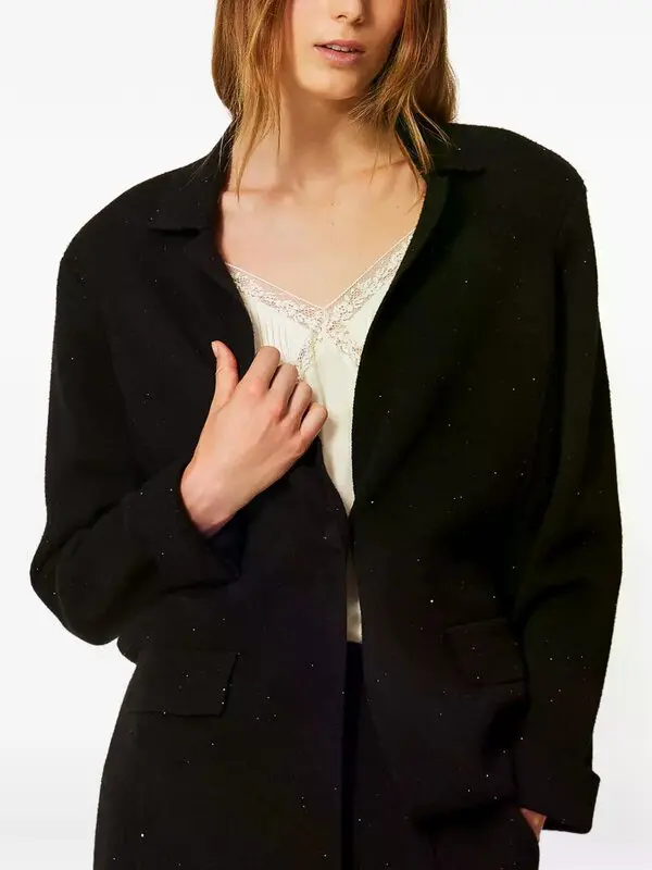 TWINSET Sequined Knit Jacket