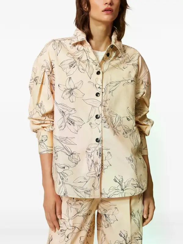 TWINSET Floral Print Shirt