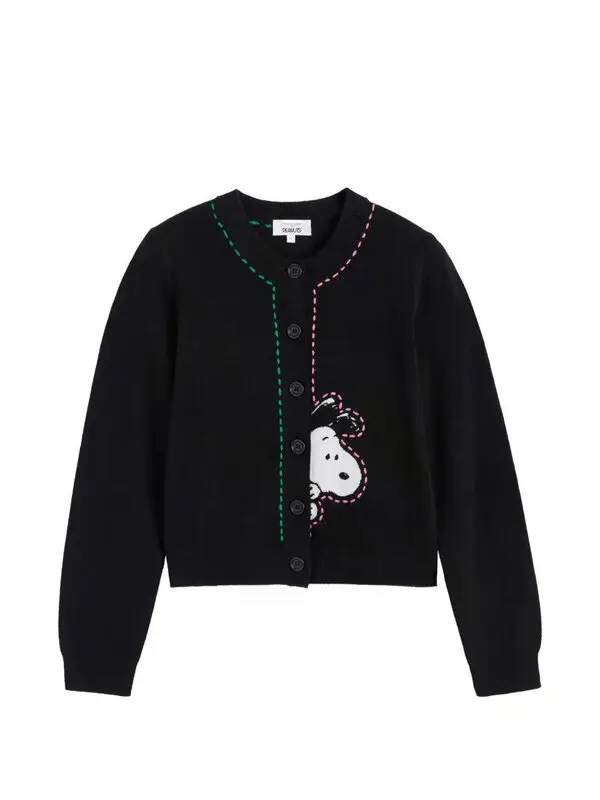 Chinti & Parker Snoopy Peep Cardigan