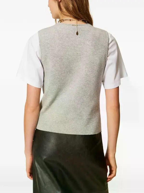 TWINSET Fitted Sleeveless Jumper