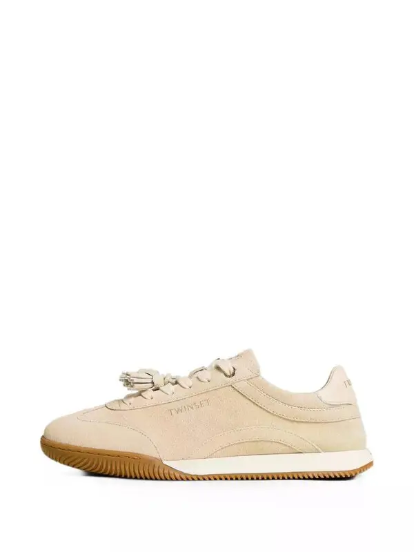 TWINSET Suede Trainers With Tassels